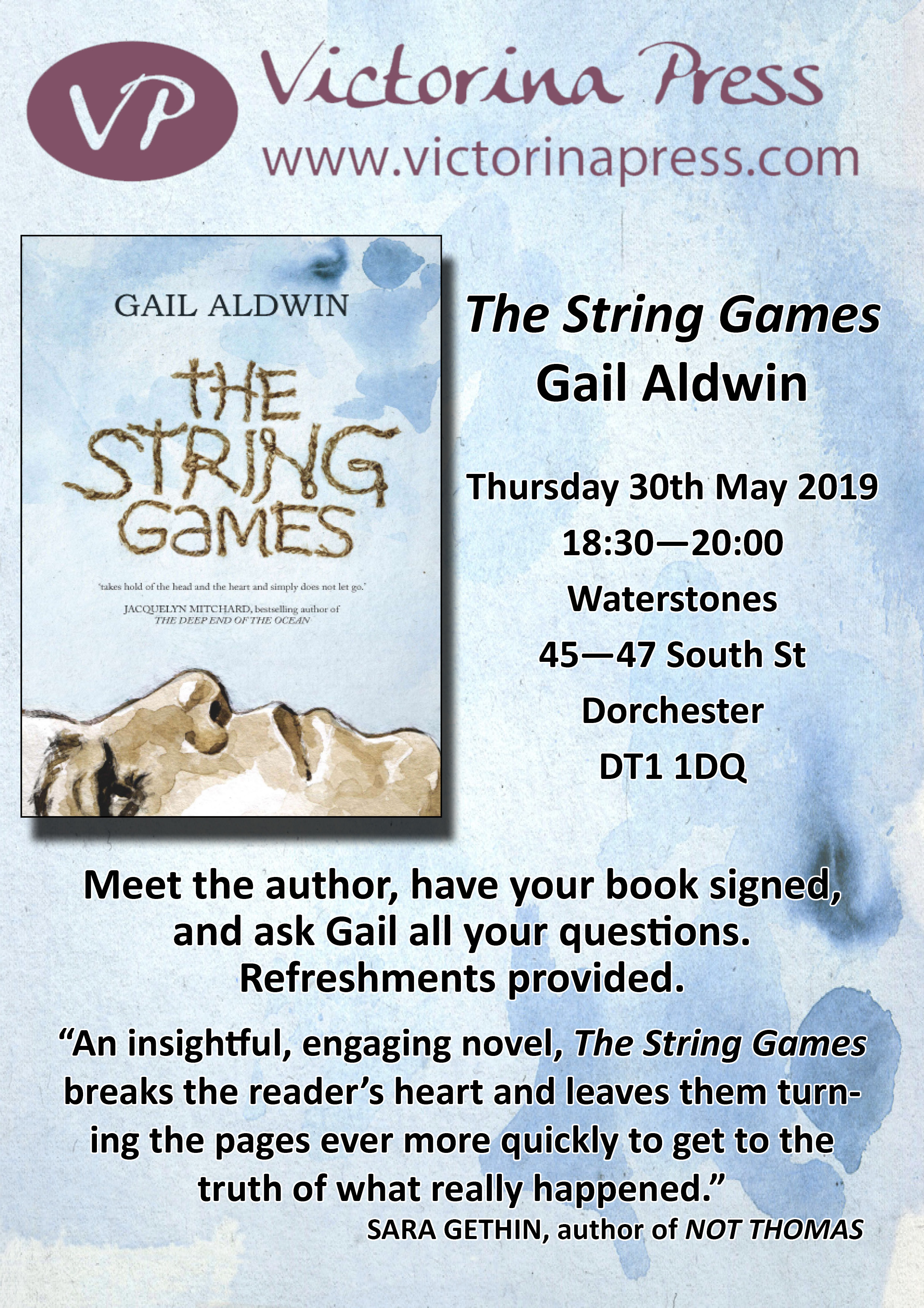 The String Games, book launch | the writer is a lonely hunter